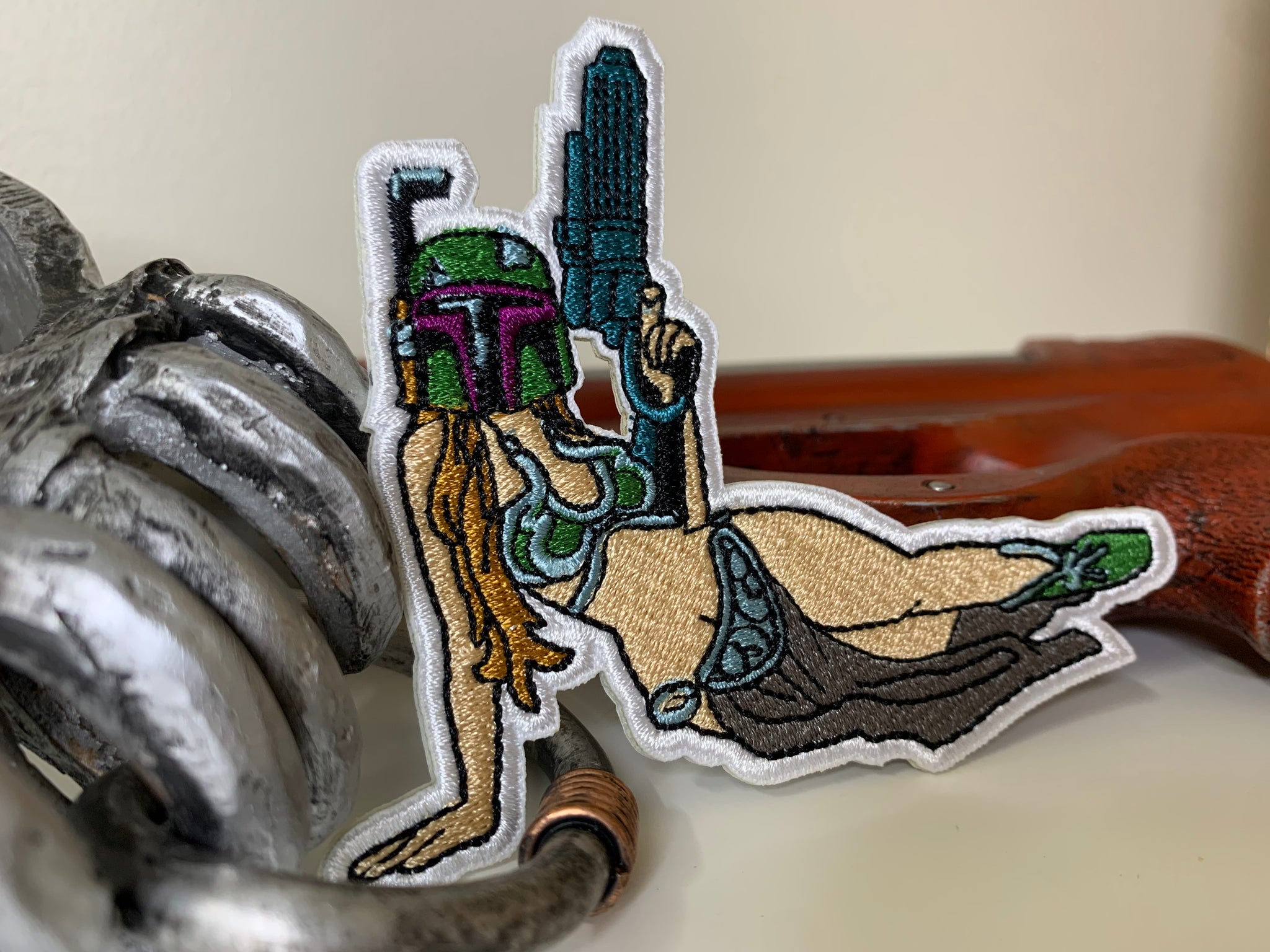 Slave Leia Fett Iron On Patch – The Lady Fett